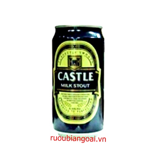 Bia Đen Castle lon 330ml - Giá chỉ 0₫