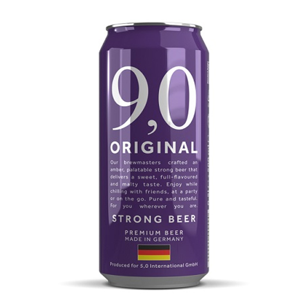Bia Đức 9,0 Original Strong Beer 9% – lon 500ml - Rượu bia ngoại
